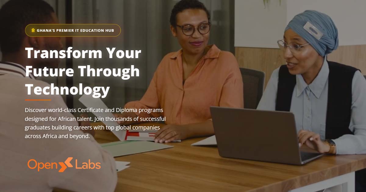 IT Training in Ghana: Diplomas & Certificates | OpenLabs Accra